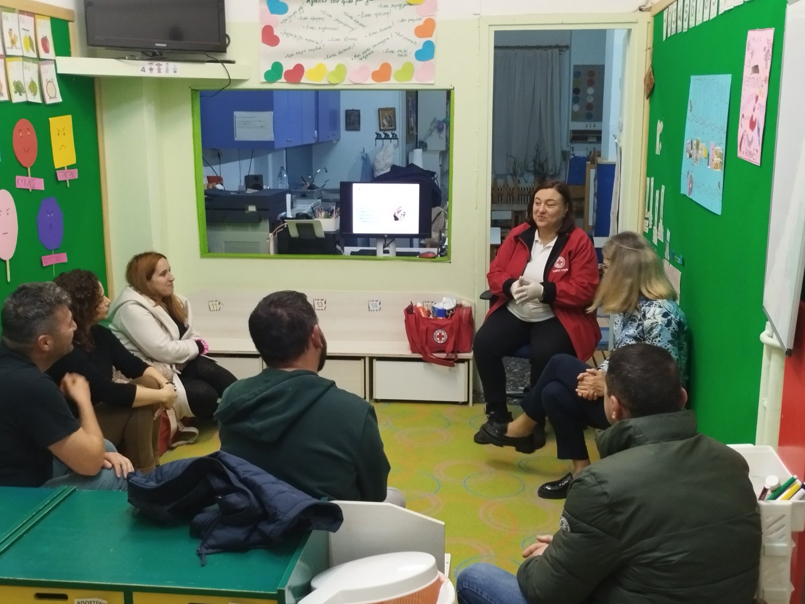 Πρώτες Βοήθειες στο 8ο Νηπιαγωγείο Αλεξανδρούπολης από τον ΕΕΣ